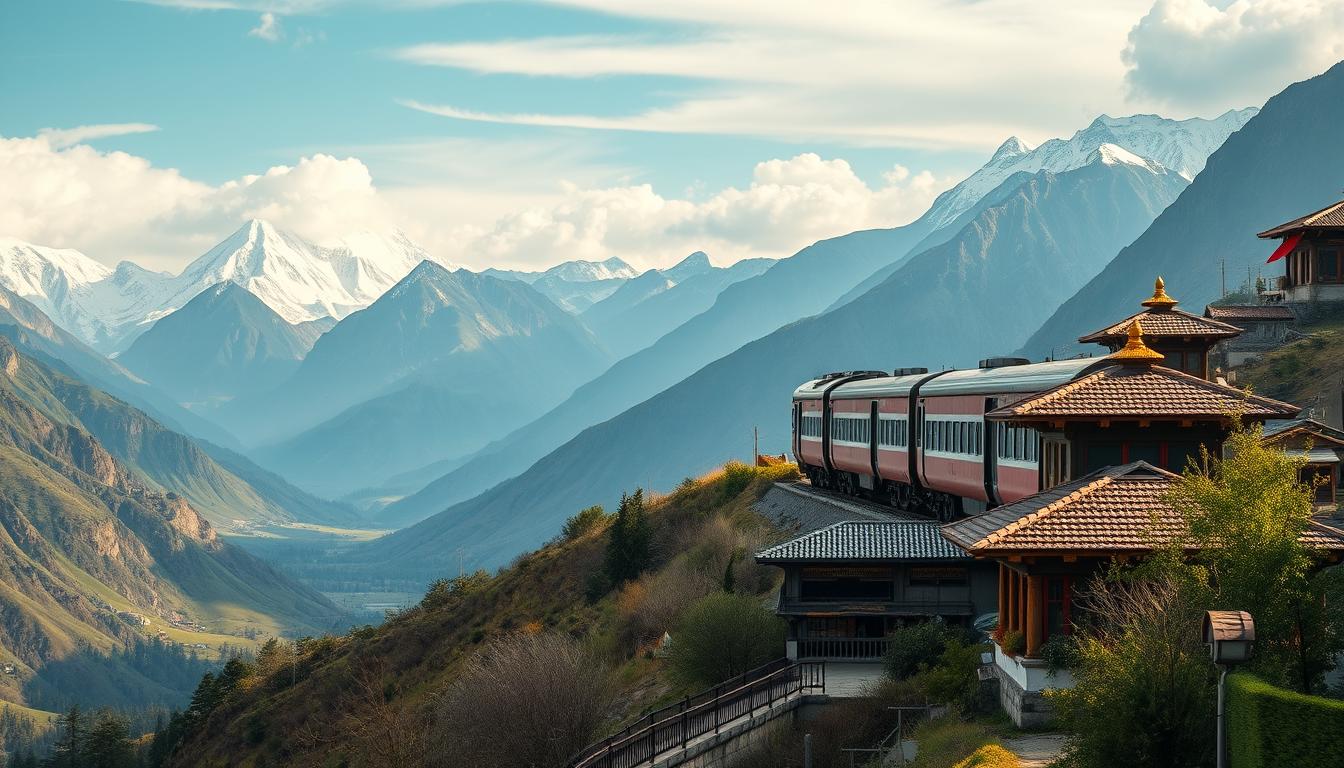Spektakuläre China Tibet Bahn Reise durch Asien